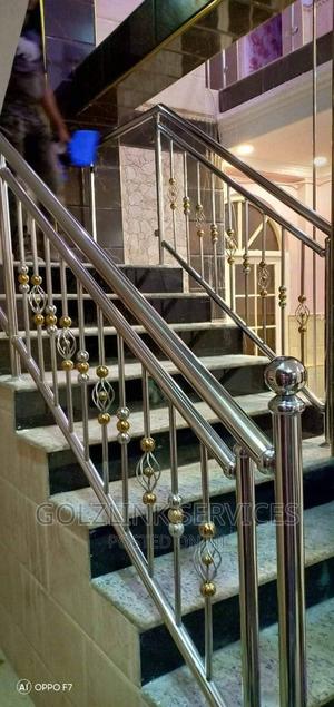 125) Silver an Gold Design Stainless Steel Handrail Turkey in Shomolu ...