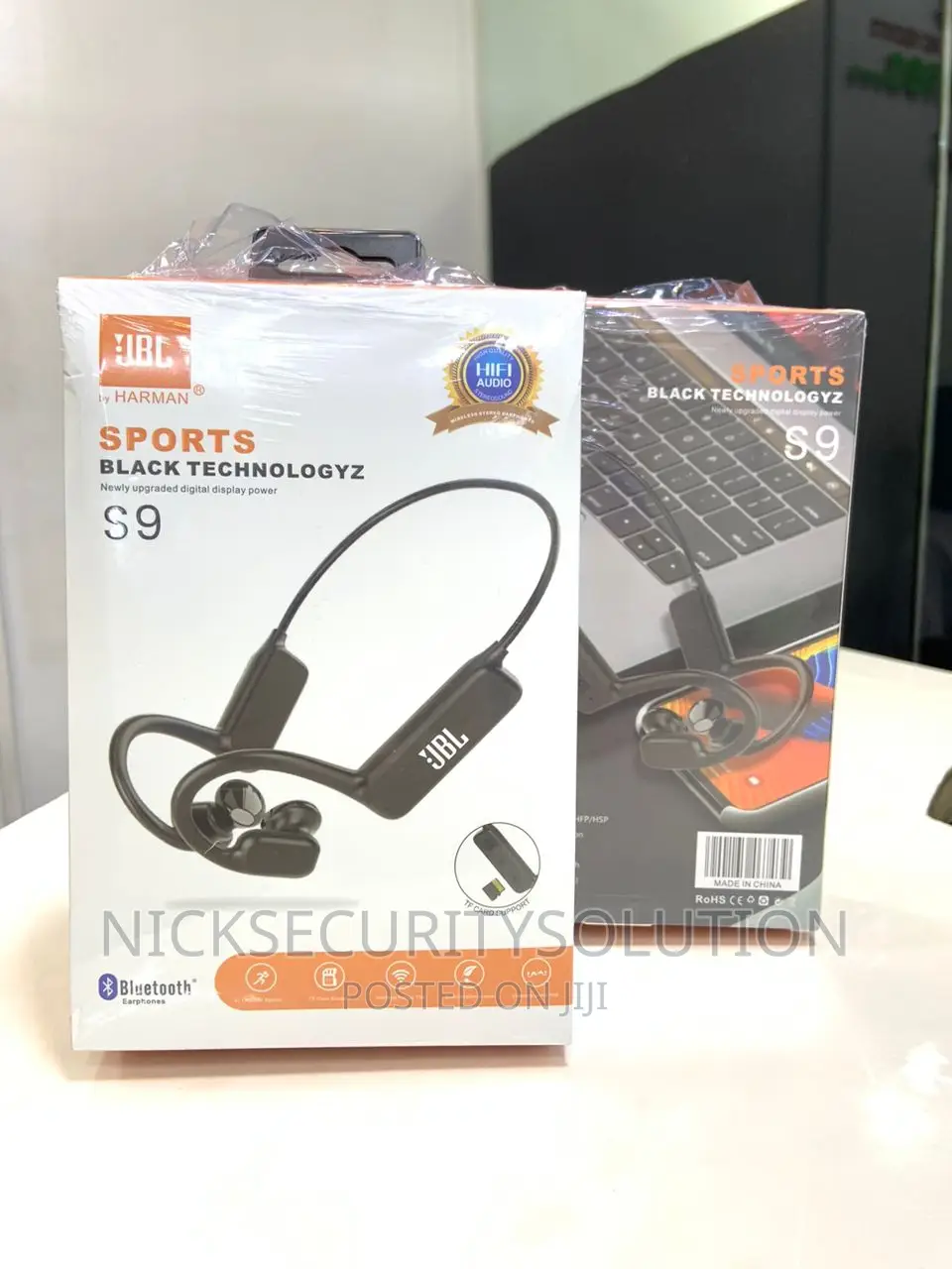 JBL S9 Bone Conduction Wireless Sport Headphones for sale ...