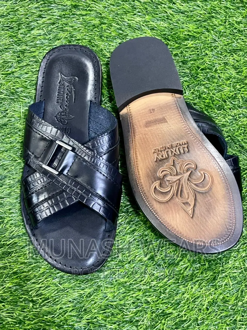 Original Italian Leather Slipers COLLECTION’S in Lagos Island (Eko ...