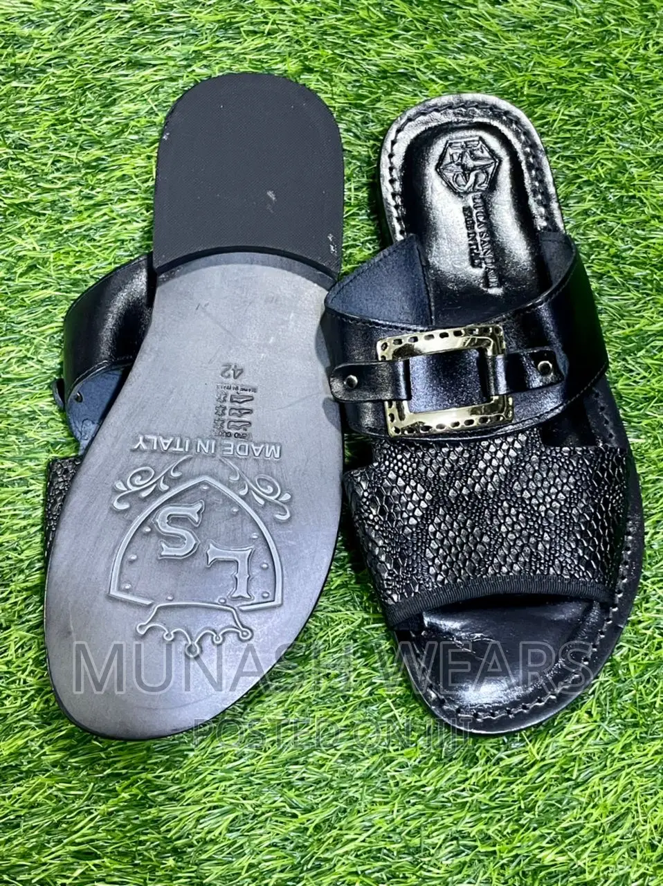 Original Italian Leather Slipers COLLECTION’S in Lagos Island (Eko ...
