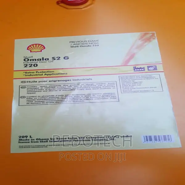 Shell Omala S2 G 220 Industrial Gear Oil in Apapa - Manufacturing ...