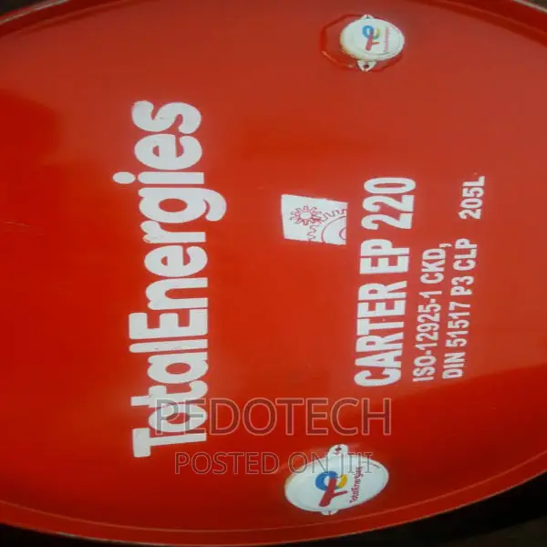 Total Carter EP 220 Industrial Gear Oil in Apapa - Manufacturing ...