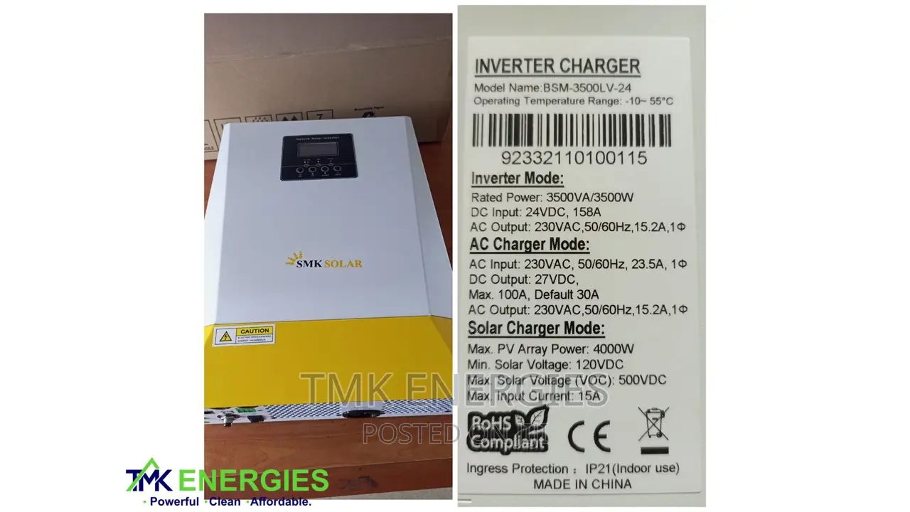 3.5kva SMK Inverter(24V) in Ikeja - Electrical Equipment, Tmk Energies ...