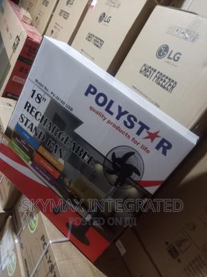 Durable Polystar Pv-3018b Standing Fan (Rechargeable in Ikoyi - Home ...