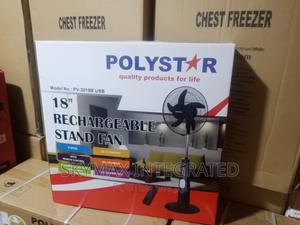 New, Durable Polystar Standing Fan, Rechargeable in Lekki - Home ...
