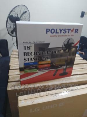 Environment Friendly Polystar Rechargeable Standing Fan in Lagos Island ...