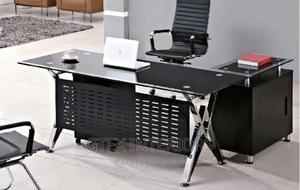 Glass Executive Office Table in Ojo - Furniture, Gtex Interiors | Jiji.ng