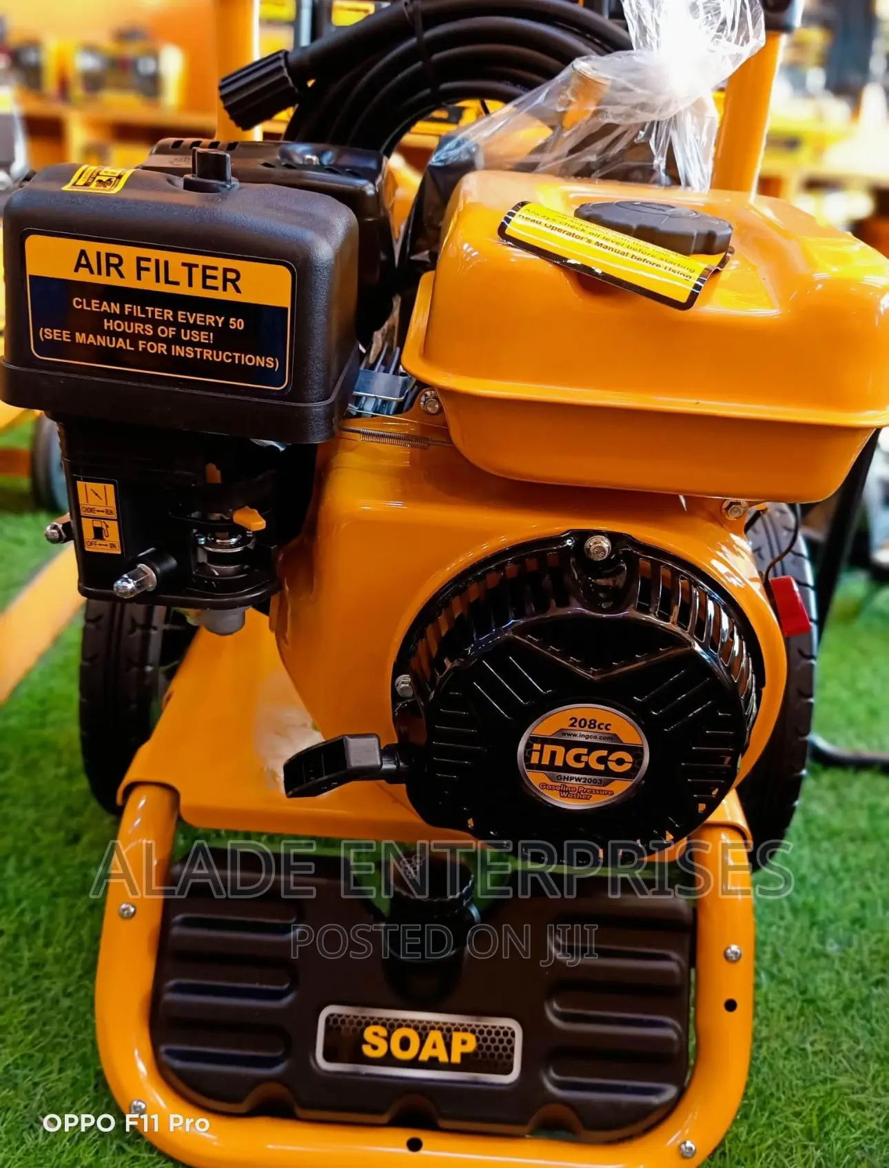 GHPW2003 6.0HP Gasoline High Pressure Washer 208CC 4-Stroke in Lagos ...