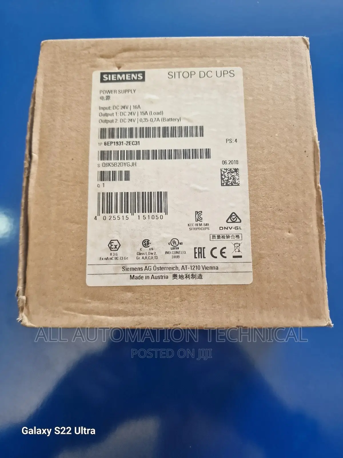 Sitop DC UPS Module 15A With Serial Interface 6ep1931-2ec31 in Kaduna ...