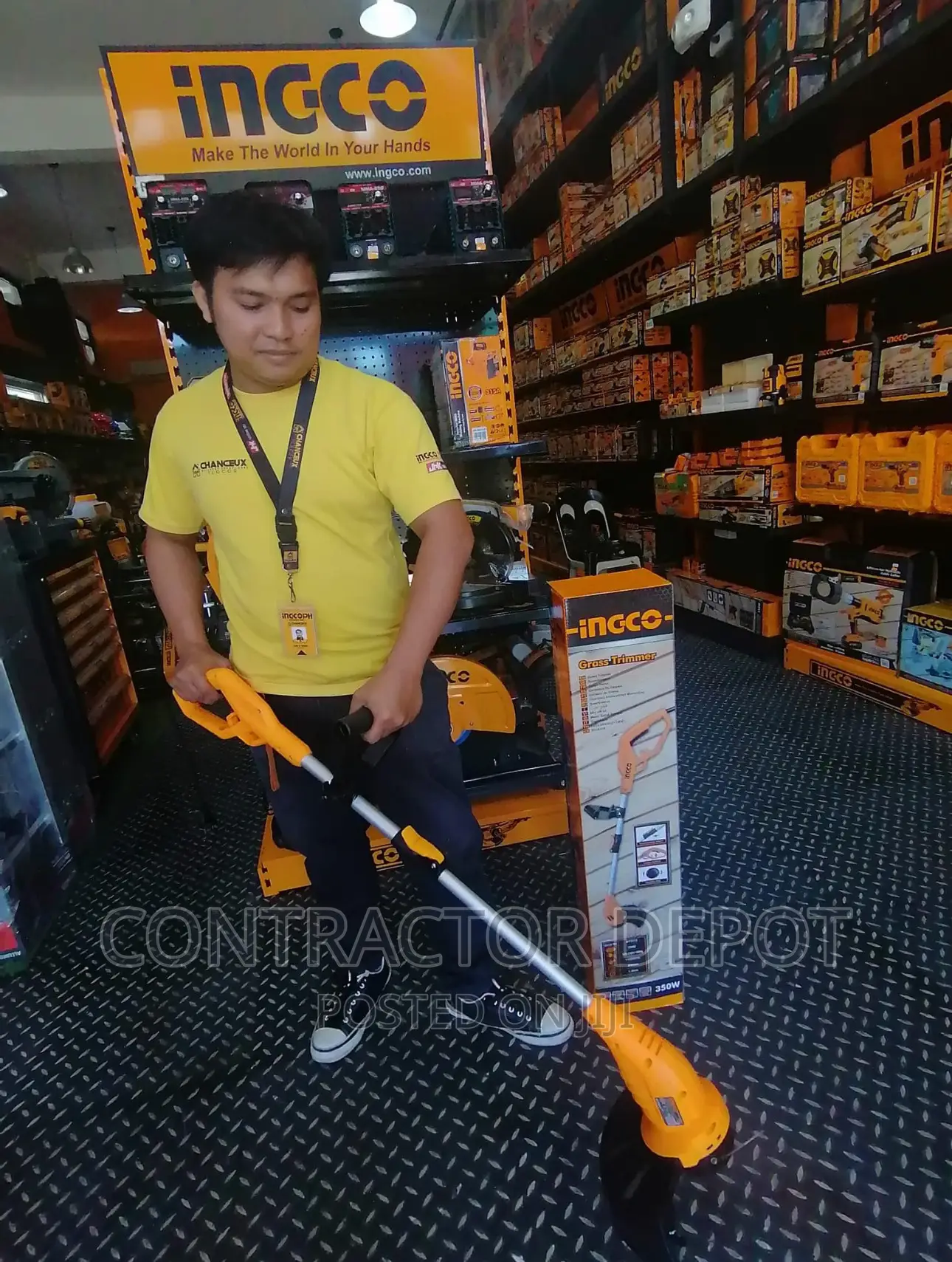 INGCO Grass Trimmer Cordless 20V Lithium Lawn String Cutter in Lagos ...