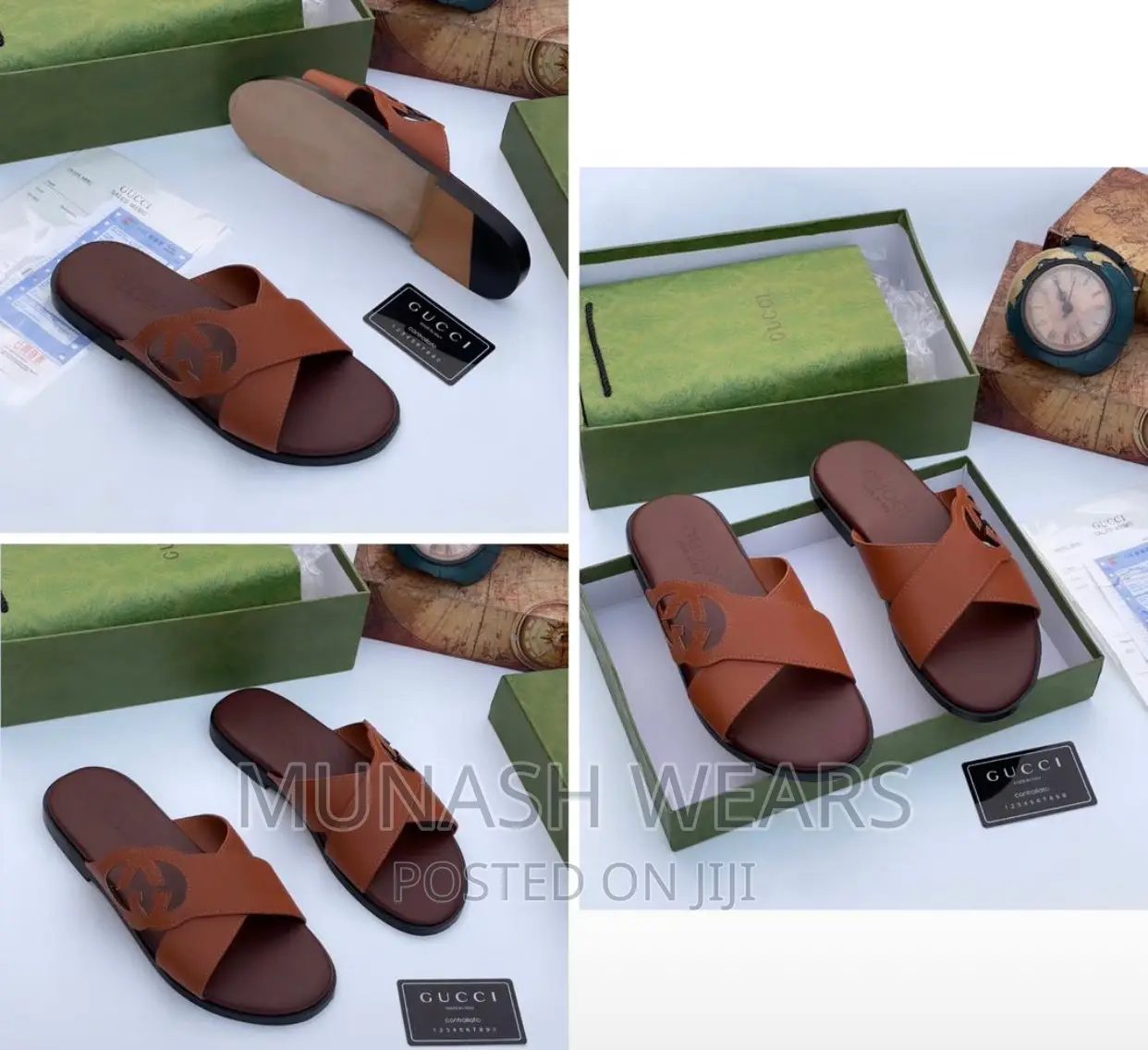 Quality Leather Slipers in Ikeja - Shoes, Munash Wears | Jiji.ng