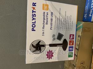 Pv-8516b|Polystar 16" Rechargeable Fan With Remote Control in Ikeja ...