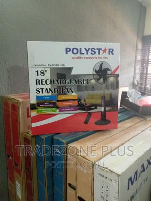 Brand New Polystar 18'' Rechargeable Standing Fan[Pv3018b] in Ikoyi ...