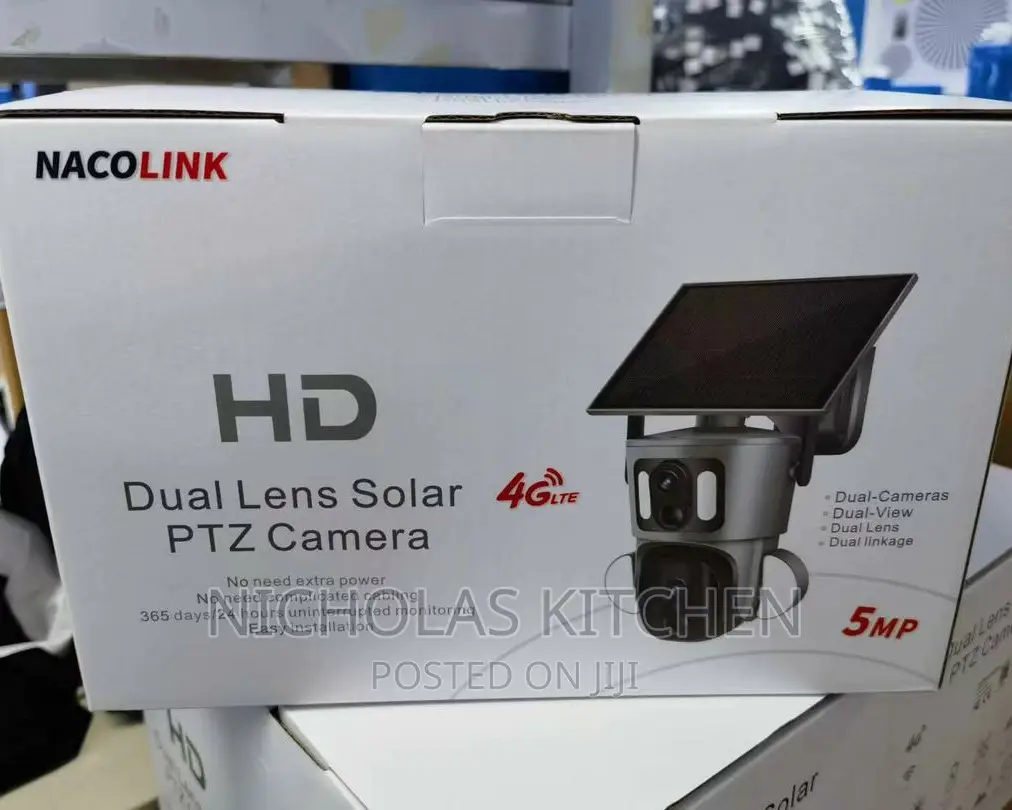 Nacolink HD Dual Lens Solar PTZ Camera in Ojo - Security & Surveillance ...