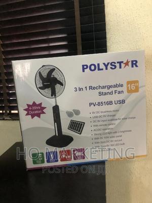 Pv-8516b Polystar 16" Rechargeable Fan With Remote Solar in Egbe/Idimu ...