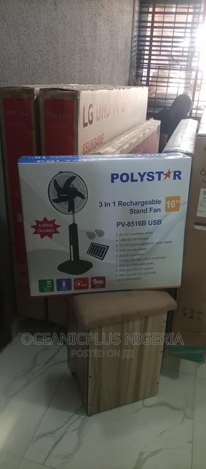 Remote Control Polystar 16inches Rechargeable Fan in Shomolu - Home ...