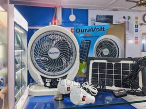 Rechargeable Duravolt 7 Inches Table Fan and Solar Bulbs in Ibadan ...