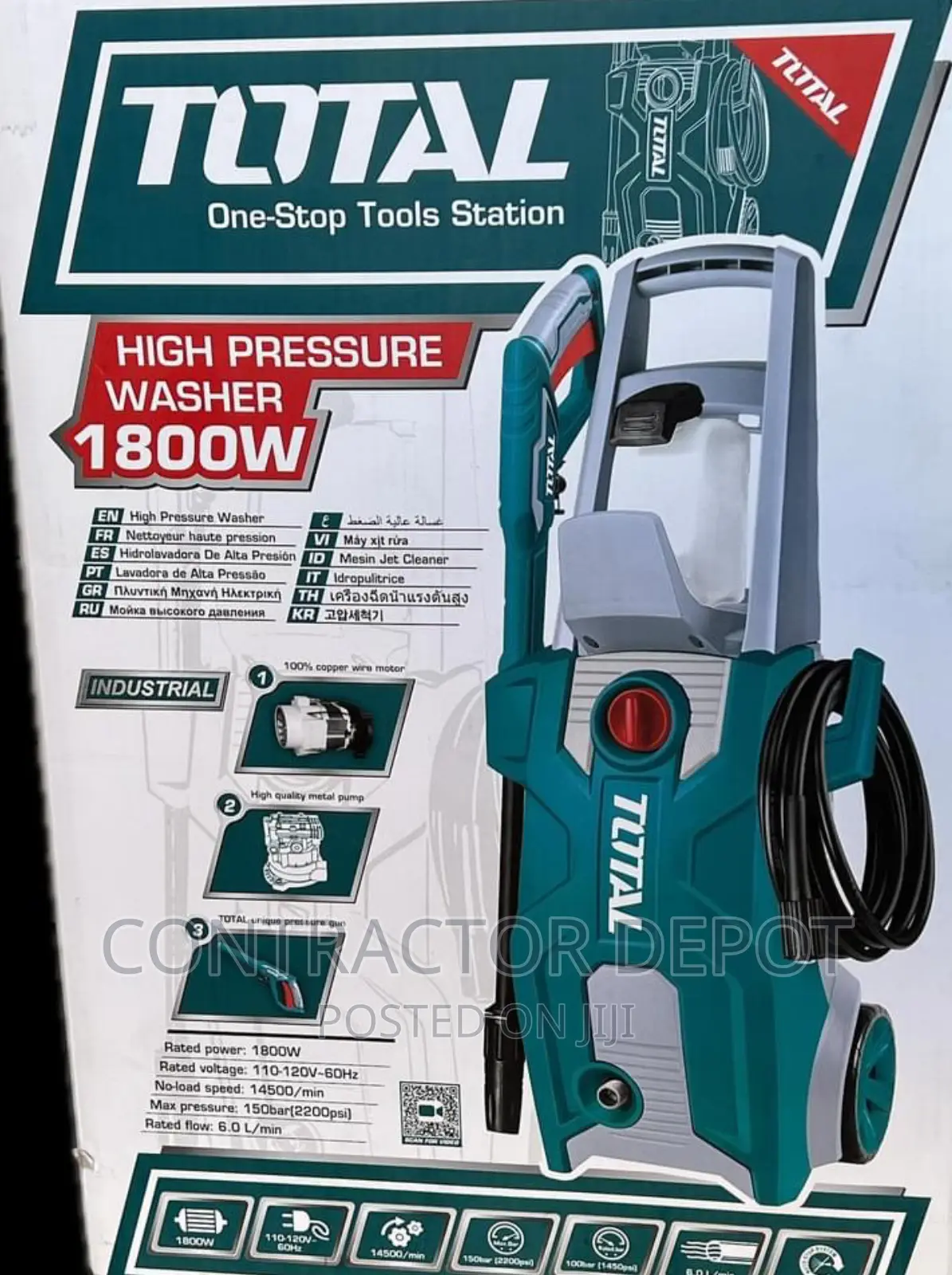 Total Pressure Washer 1800W 2200PSI # in Lagos Island (Eko) - Vehicle ...