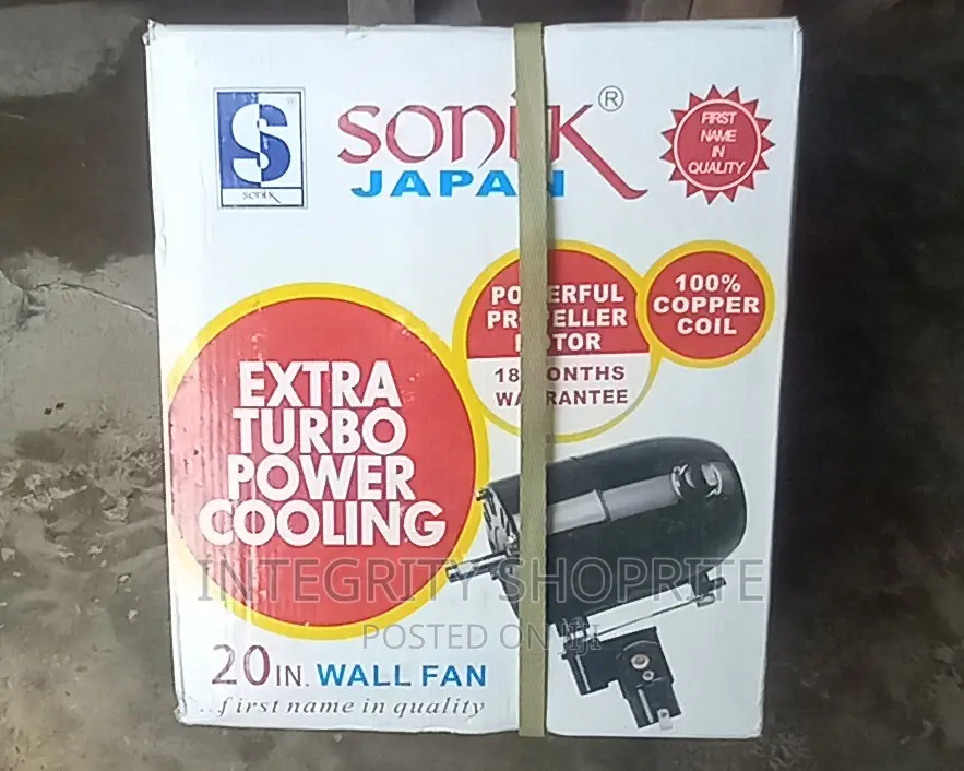 Sonik 20"Inches Wall Fan in Lagos Island (Eko) - Home Appliances, Denis ...