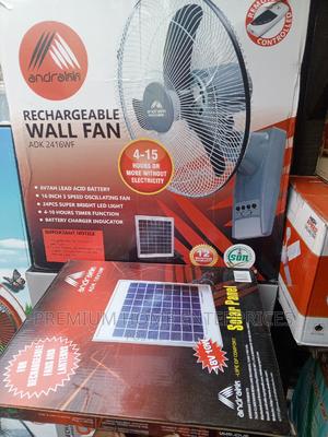 Andrakk Rechargeable Wall Fan 16 With Solar Panel in Lagos Island (Eko ...
