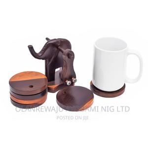 Elephant Handcrafted Wooden Coasters Set in Lagos Island (Eko) - Arts ...