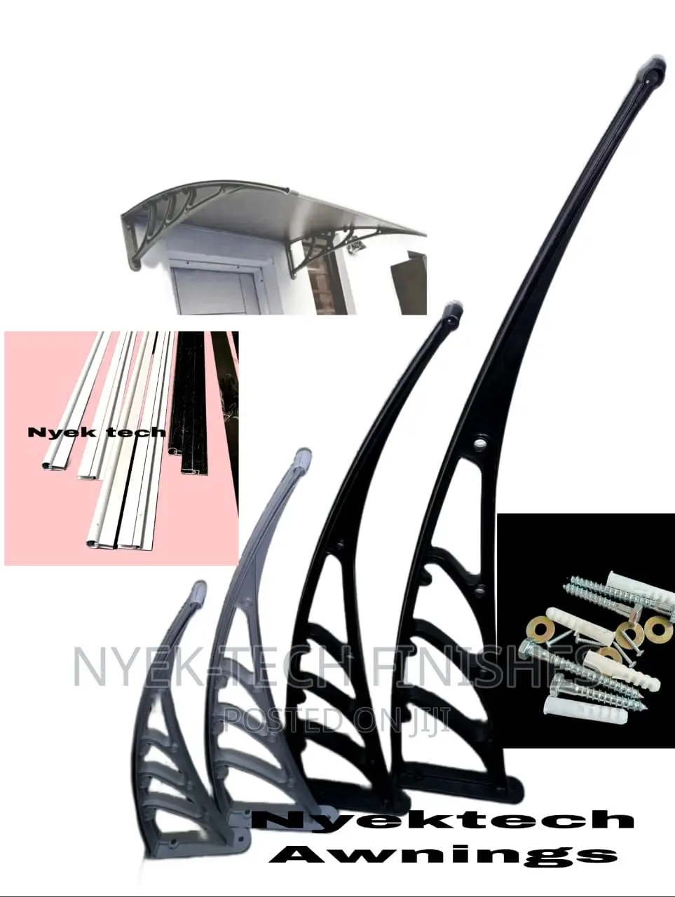 Canopy Brackets Danpalon Hangers Aluminum Profile Bolts in Ikeja ...