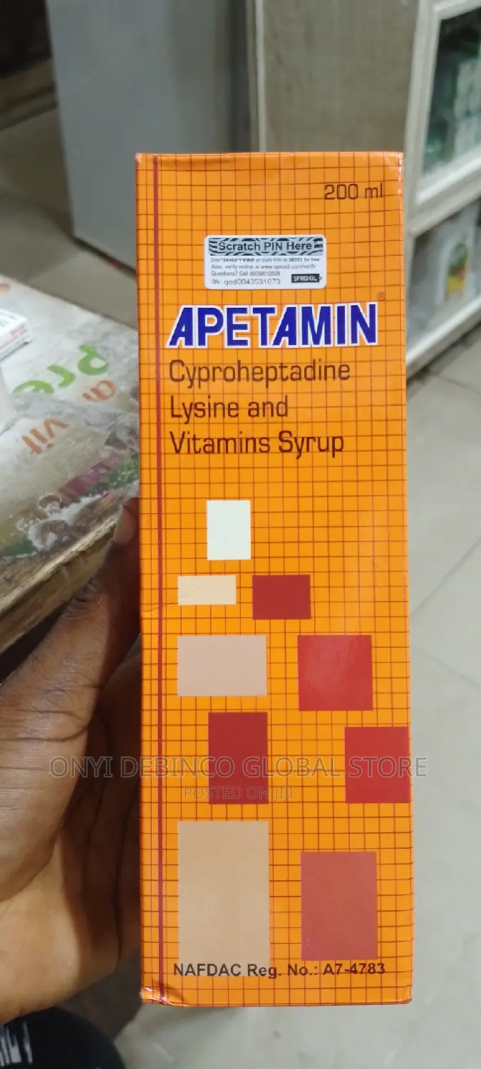 Original Apetamin Weight Gain Syrup 200ml in Ikeja - Vitamins ...