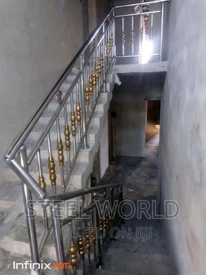 Fantasy Gold Handrail Design in Ikeja - Building Materials & Supplies ...