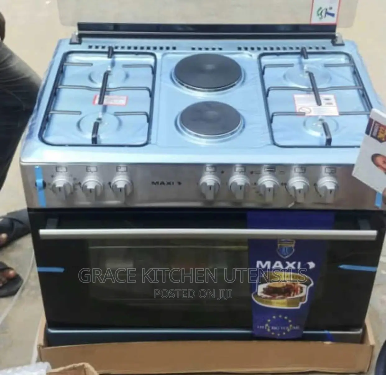 Maxi 60*90 (4+2) Burner Gas Cooker in Ojo - Kitchen Appliances, Grace ...