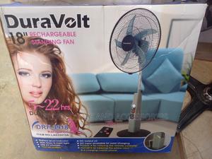 Duravolt 18" Rechargeable Fan 12v 7ahs Battery in Ikeja - Home ...