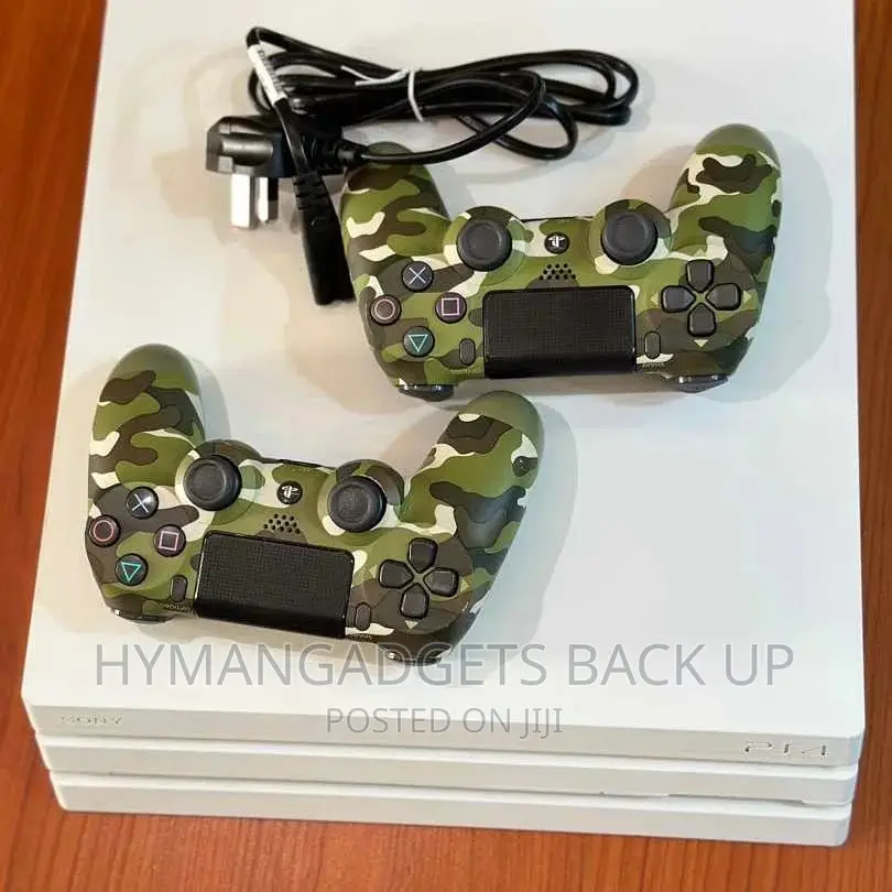 Grade a UK Used PS4 Pro With 2 Controllers in Ikeja - Video Game ...