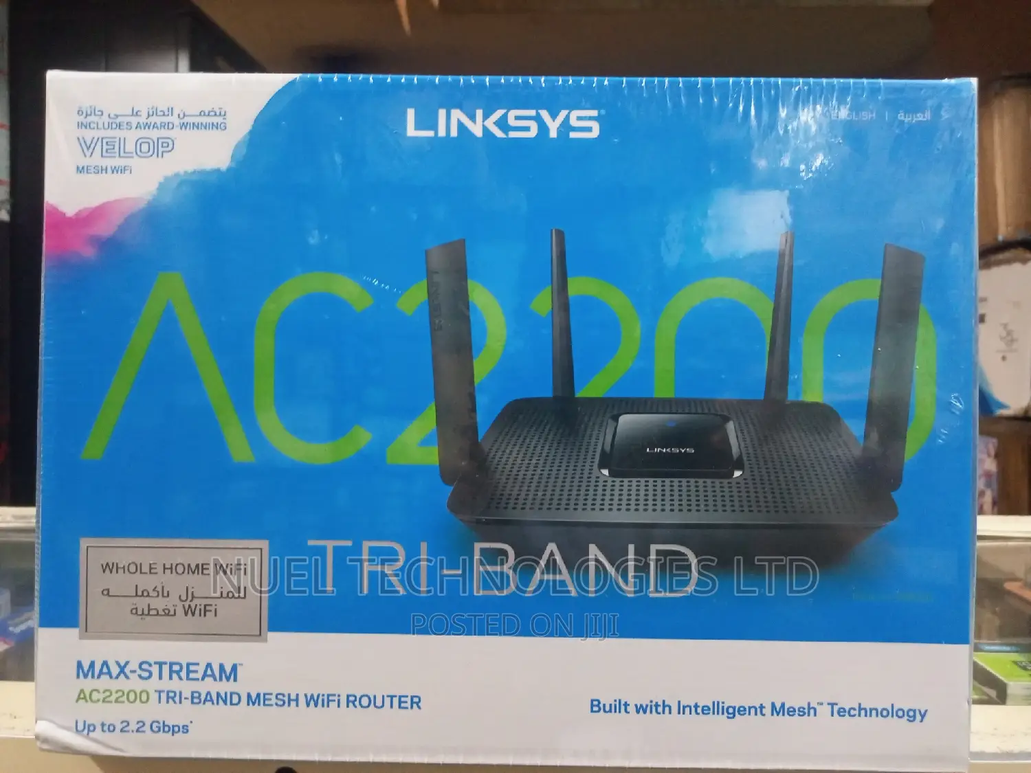 Linksys AC2200 Tri-Band Mesh Wi-Fi Router in Ikeja - Networking ...