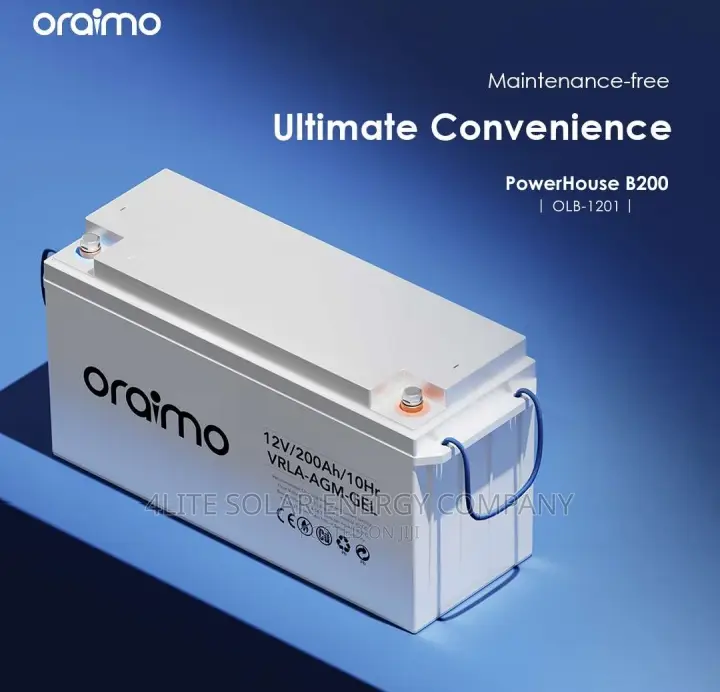 200ah 12v Oraimo AGM Deep Cycle Batteries in Lekki - Solar Energy, lite ...