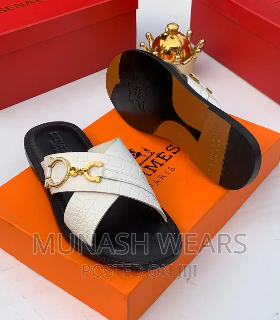 Italian Leather Slipers in Ikeja - Shoes, Munash Wears | Jiji.ng