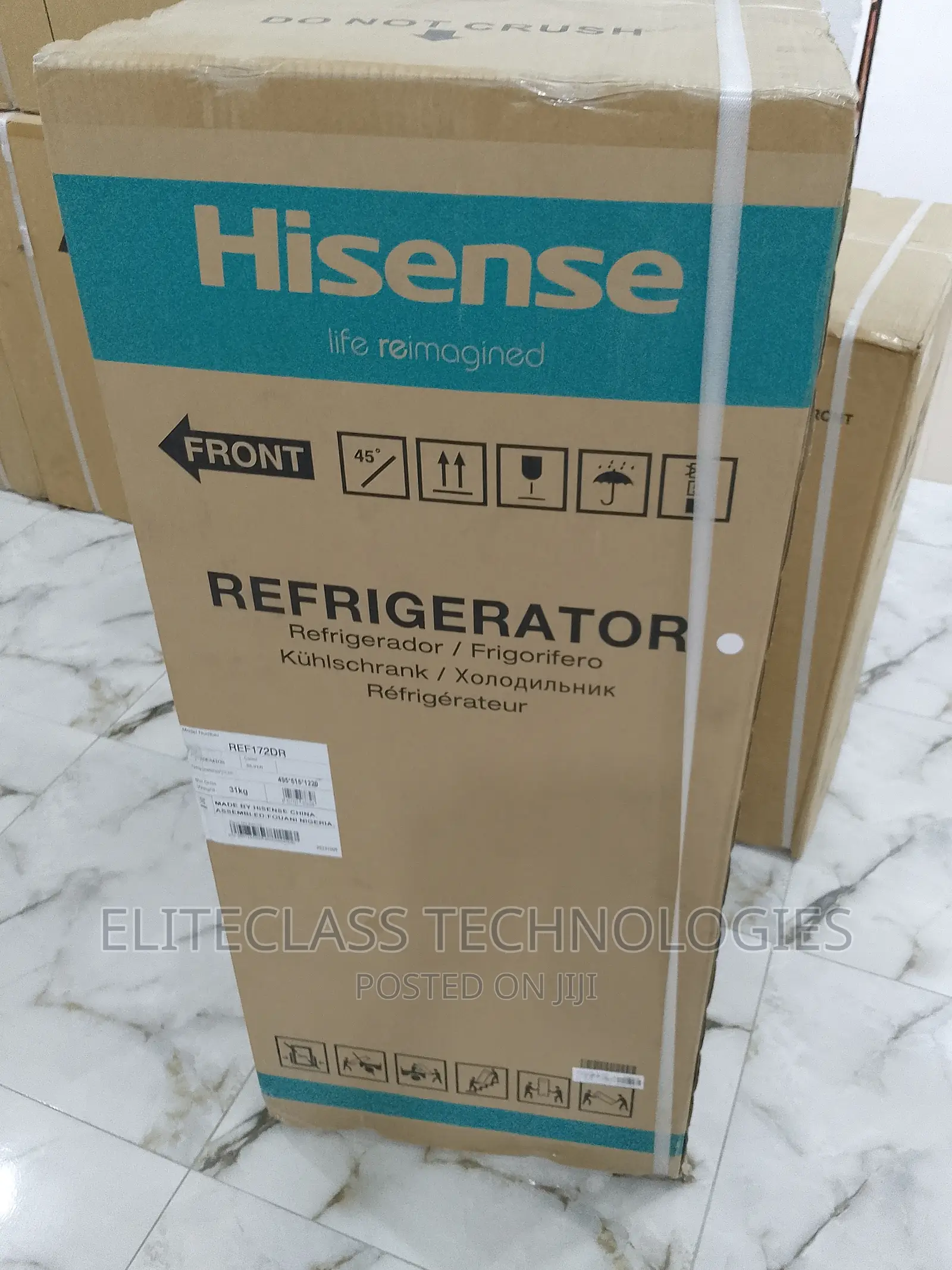 Hisense REF-172-DR 124 Litres Top Mount Freezer Refrigerator in Ifako ...