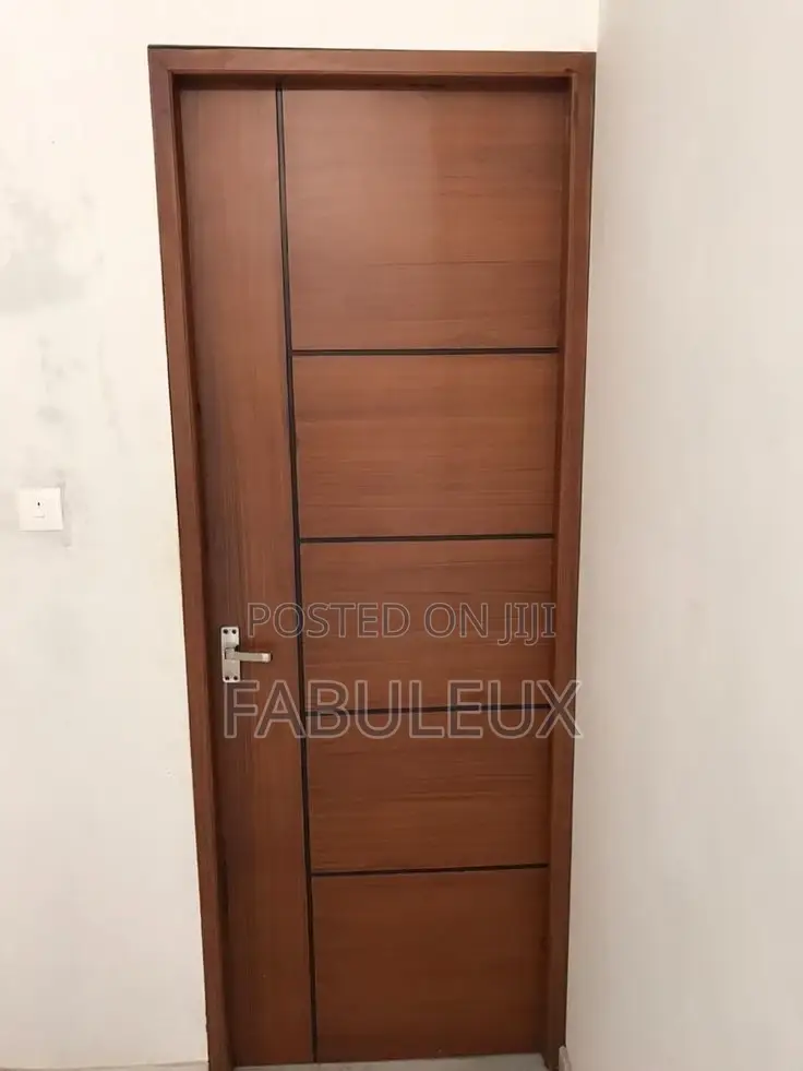 Grooved HDF Door With Frame and Architraves in Mushin - Doors ...