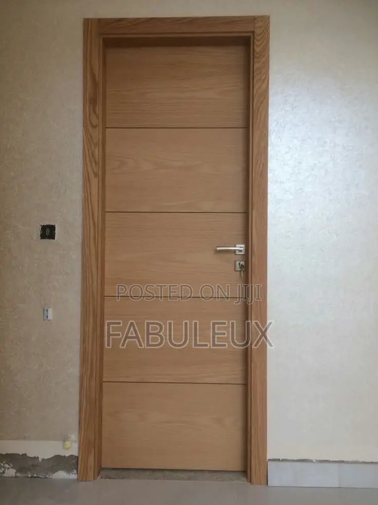 Grooved HDF Door With Complete Frame and Architraves in Mushin - Doors ...
