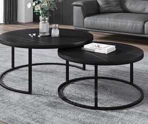 Nordic Round Shape Double Sided Center Table (120cm) in Gbagada - Arts ...