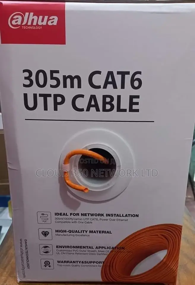 Dahua Cat 6 UTP Cable in Ikeja - Accessories & Supplies for Electronics ...