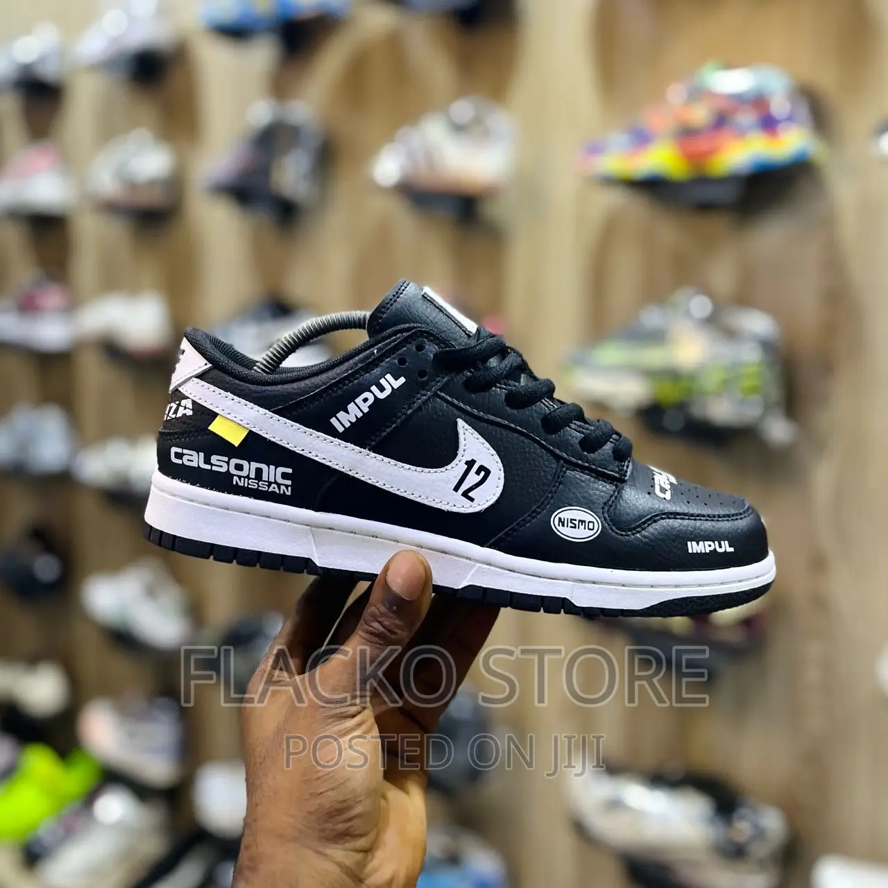 Original Nike Dunk Low Black Cat Gt-R Calsonic Sneakers in Lagos Island ...