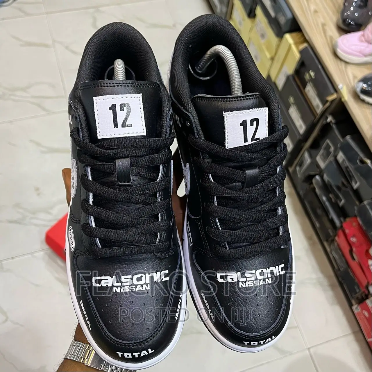 Original Nike Dunk Low Black Cat Gt-R Calsonic Sneakers in Lagos Island ...