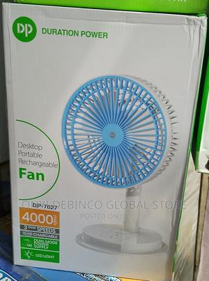 DP - Rechargeable Table or Desk Fan - DP -7627 - Blue in Ikeja - Home ...