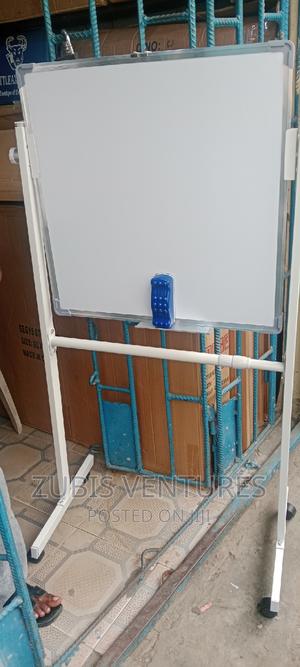 Magnetic White Board (2x1.8ft) Double Sided With Stand in Lagos Island ...