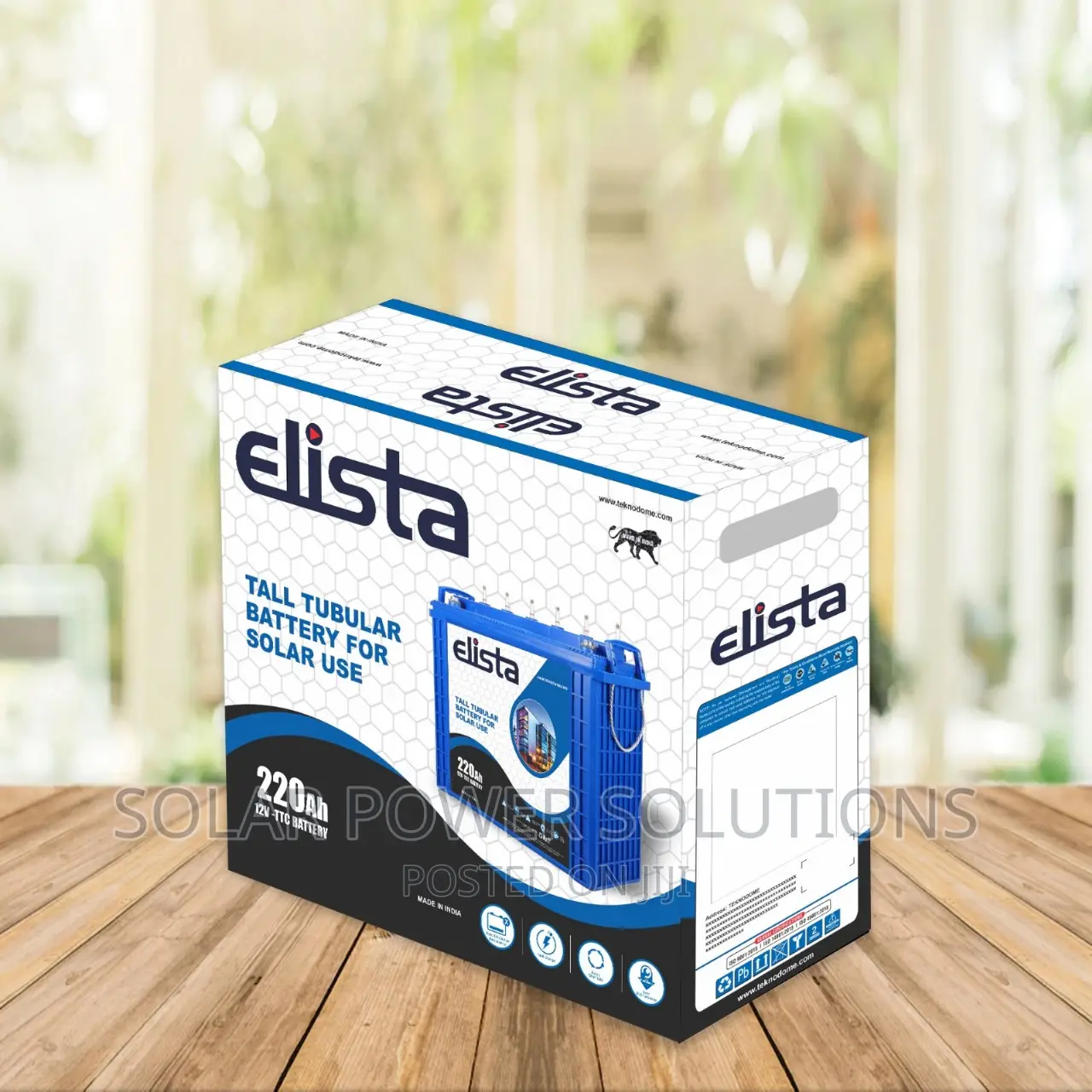 Elista Tubular Battery 220ah for sale - Solar Power Solutions Price: ₦ ...