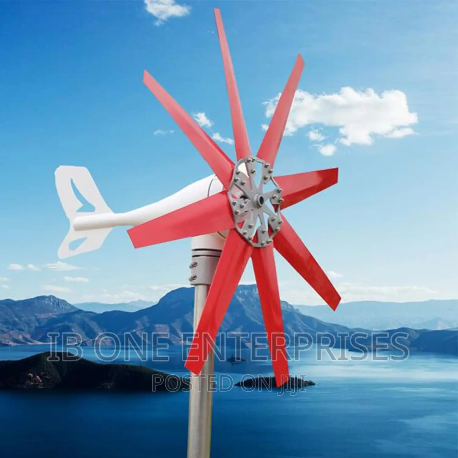 5000watts Free Delivery 48volts Red 8blade Wind Turbine in Ikoyi ...