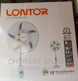 Lontor Rechargeable Fans With Solar Panel in Lagos Island (Eko) - Home ...