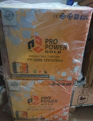 Pro Power Gold Tubular Battery 12v/220ahms in Ojo - Solar Energy ...