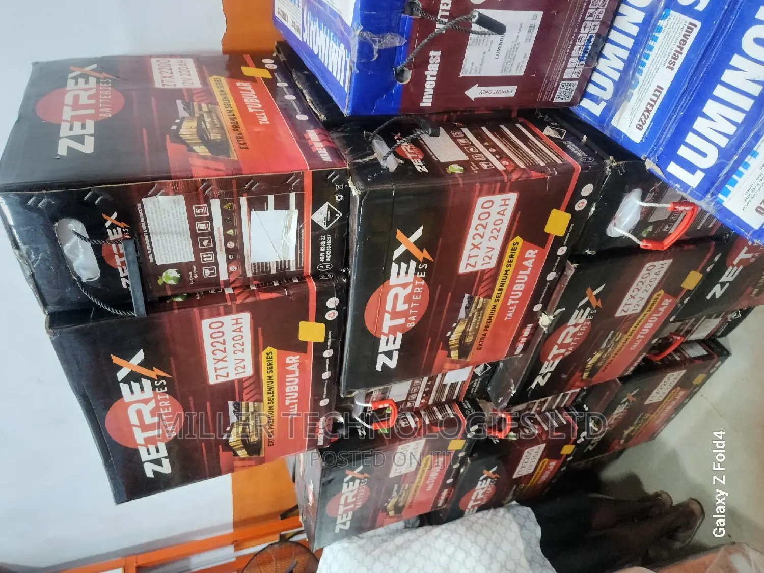ZETREX Tubular Battery 220AH 12v in Ikeja - Solar Energy, Miller ...