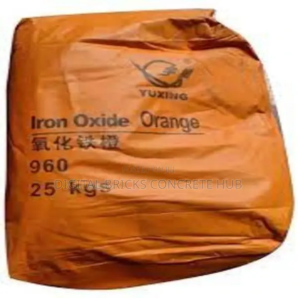 25kg Orange Oxide Pigment in Ajah - Building Materials, Mike Show | Jiji.ng