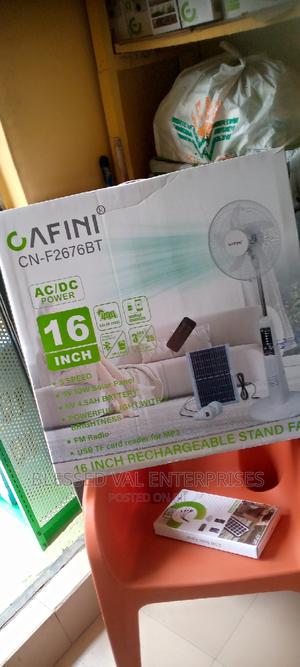 Cafini Ac/Dc 16 Inches Rechargeable Stand Fan in Lekki - Home ...